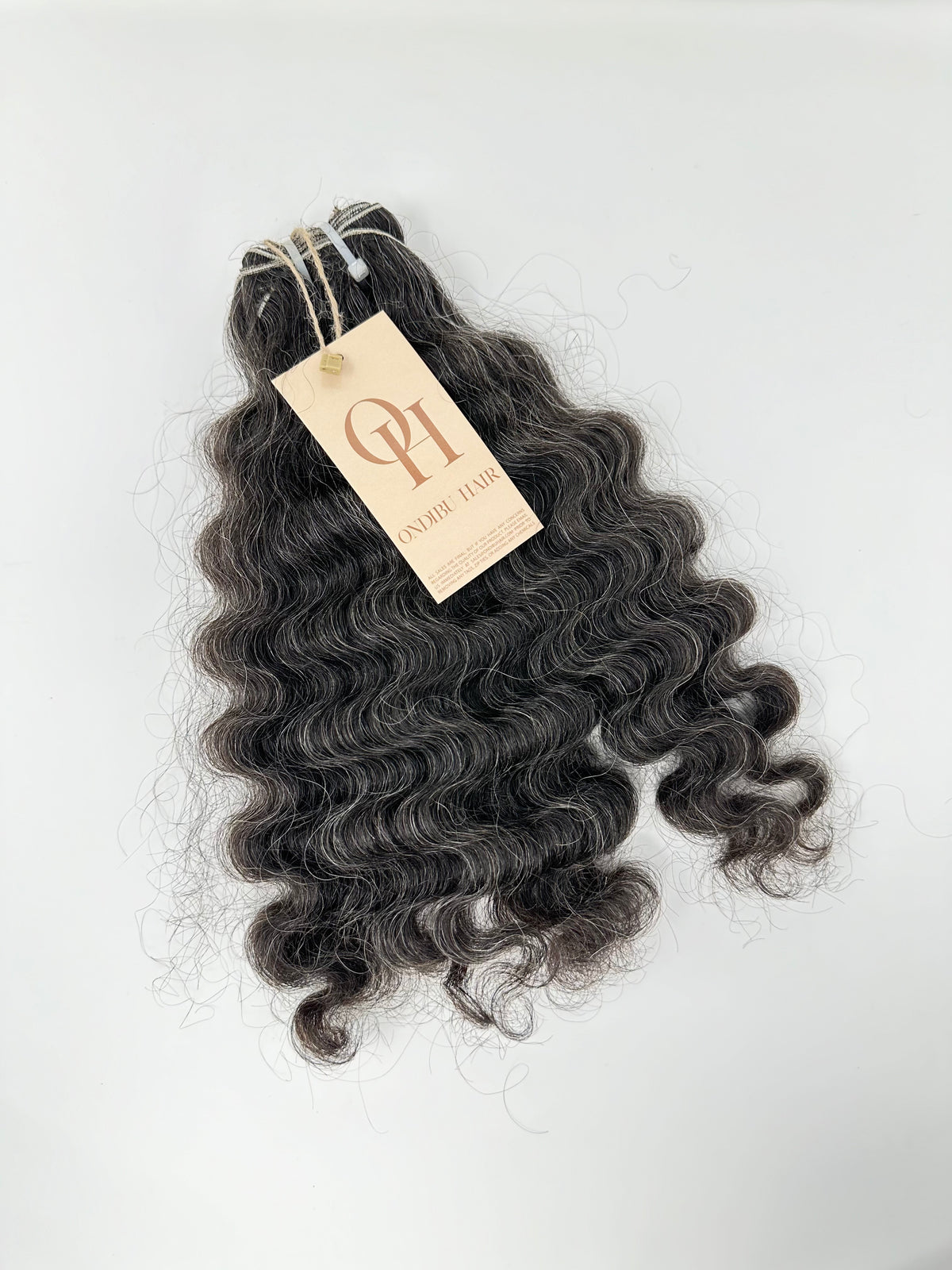 Dark Silver Curly Wefts | O ECOMM