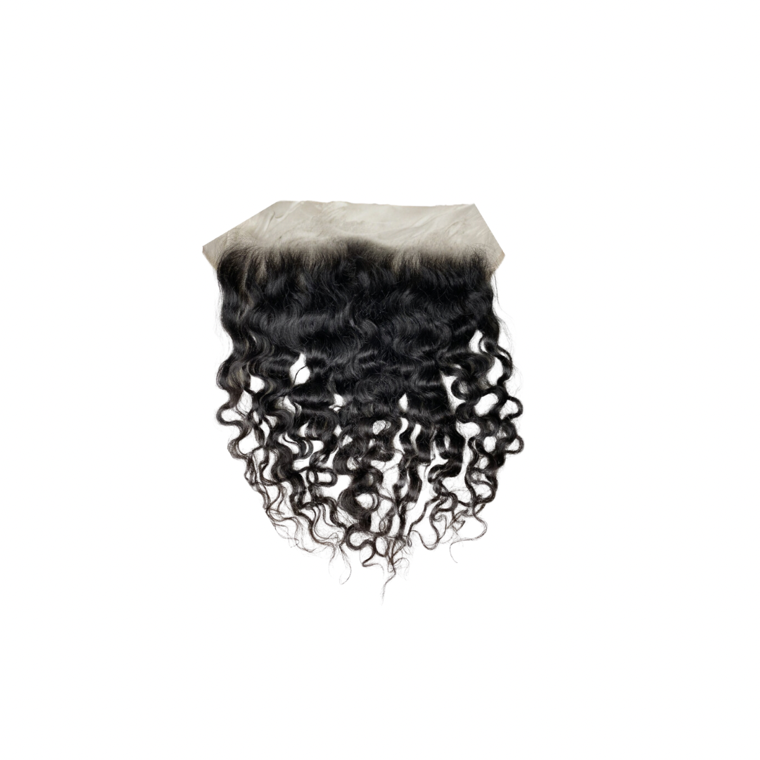 Raw Indian Wavy Curly 13x6 Lace Frontal | Ondibu Hair
